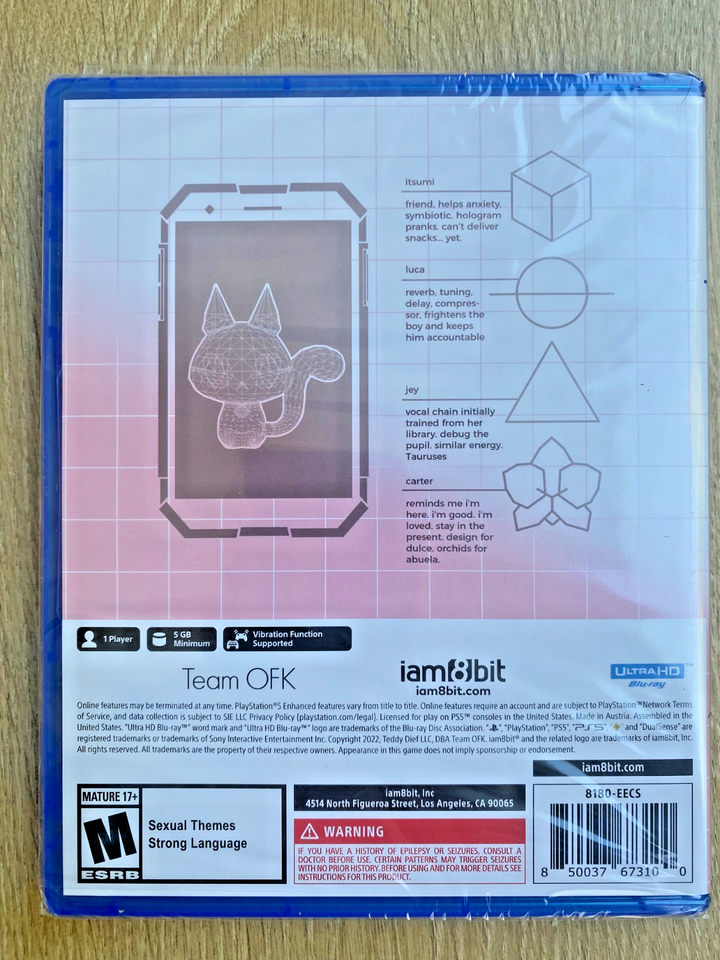 We Are OFK PS5 iam8bit Edition with 3D Papercraft Brand New Sealed Fast ...