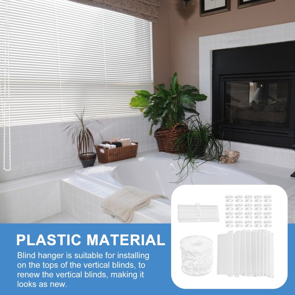 2 Sets Vertical Blind Accessories Bottom Plate Bottom Chain Bead ...