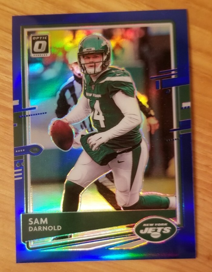 Sam Darnold 2020 Donruss Optic Blue Holo Hobby Football Card 45/179 | eBay