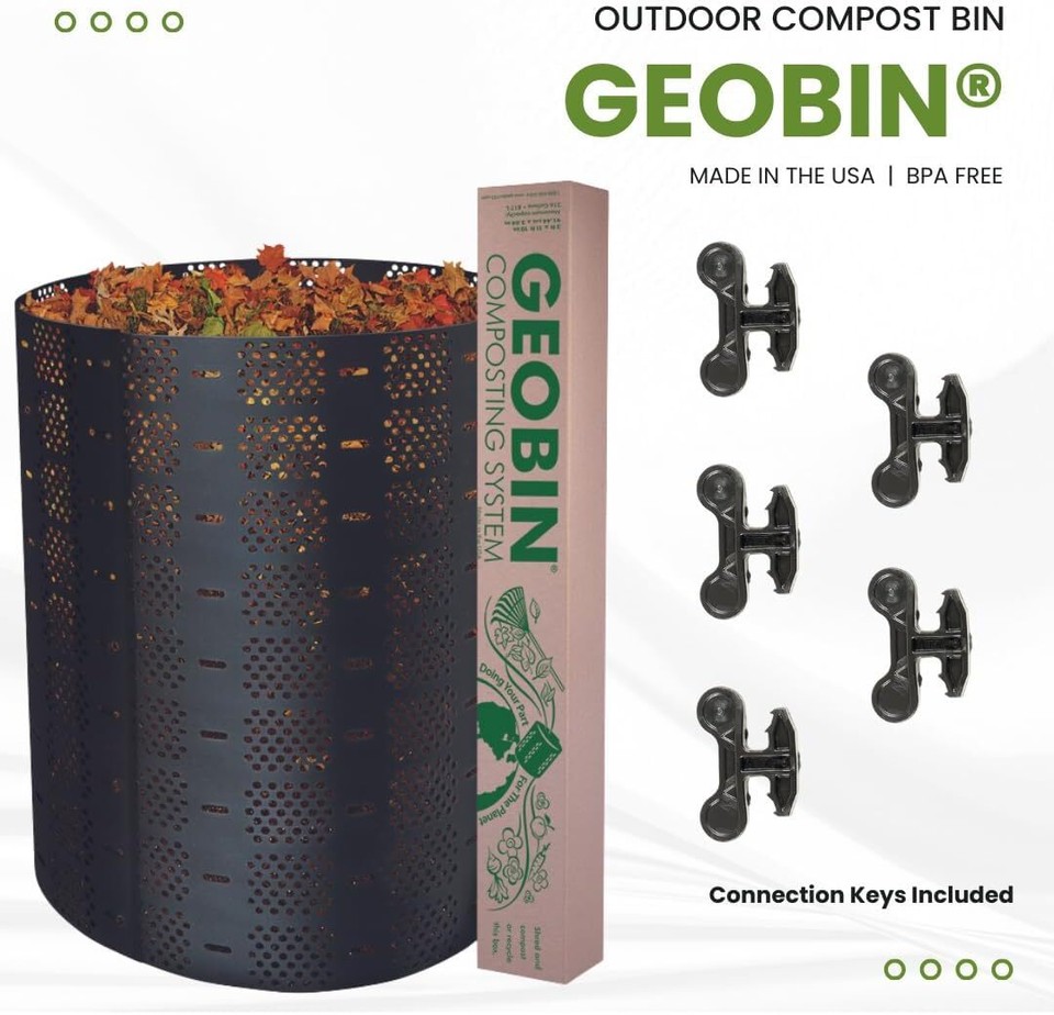 Expandable Compost Bin 216 Gallons Easy to Assemble for Home Garden ...