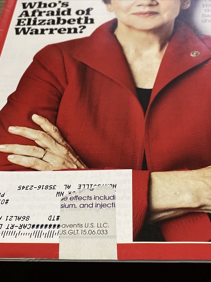 TIME MAGAZINE JULY 20 2015 WHO'S AFRAID OF ELIZABETH WARREN? B38 | eBay