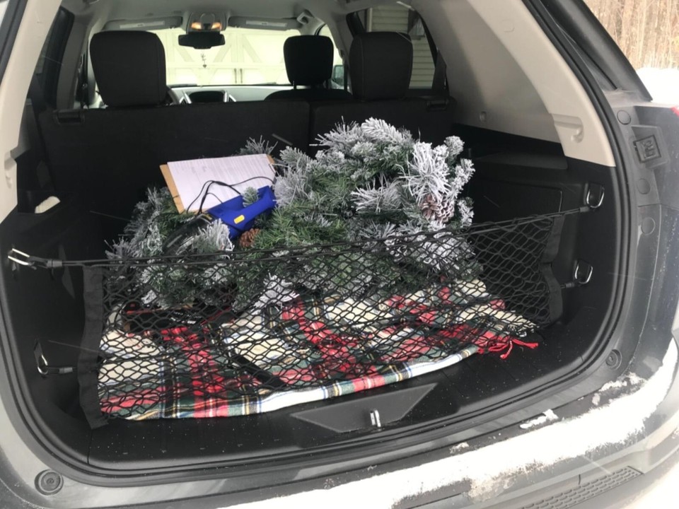 Envelope Style Trunk Cargo Net Organizer for CHEVY TRAVERSE 2009-2017 ...