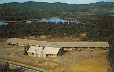 Wawa Ontario Canada Wawa Motor Hotel Birds Eye View Vintage Postcard ...