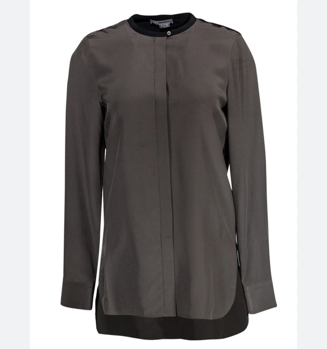 Vince Colorblock Silk Blouse 10364162
