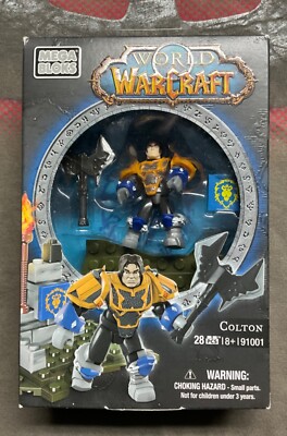 World of Warcraft Mega Bloks Colton Action Figure # 91001 NEW 28 PCS ...
