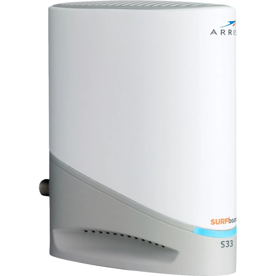 ARRIS S33 SURFboard S33 32 x 8 DOCSIS 3.1 Multi-Gig Cable Modem with 2. ...