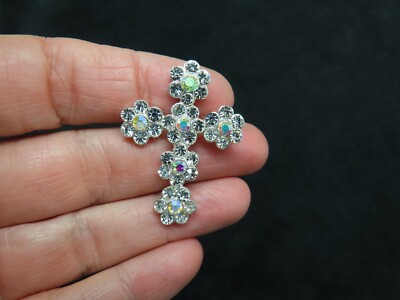 Vintage Contemporary Rhinestone Christian Cross BLINGY | eBay