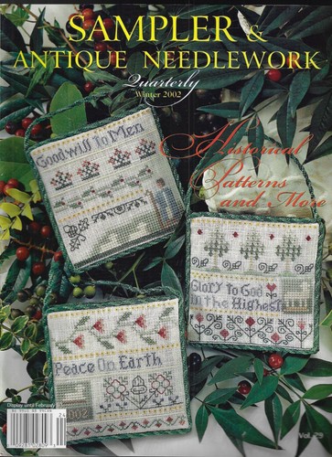 Sampler & Antique Needlework Quarterly Magazine- Winter 2002 | eBay