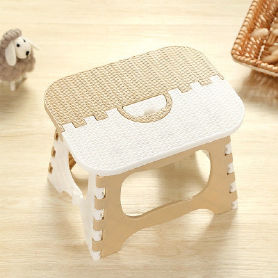 Space-saving Folding Small Stool Thickened Step Stool Fishing Bench ...