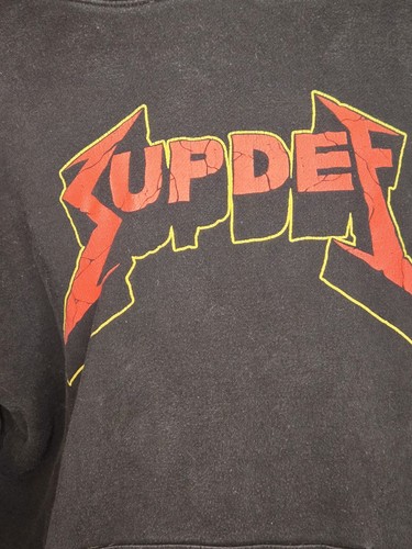 Superior Defense Hoodie Mens 2XL Black SupDef Suptallica Metallica ...