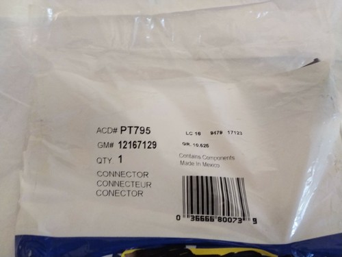GM OE 12167129 ACDelco PT795 Multi Purpose Connector New | eBay