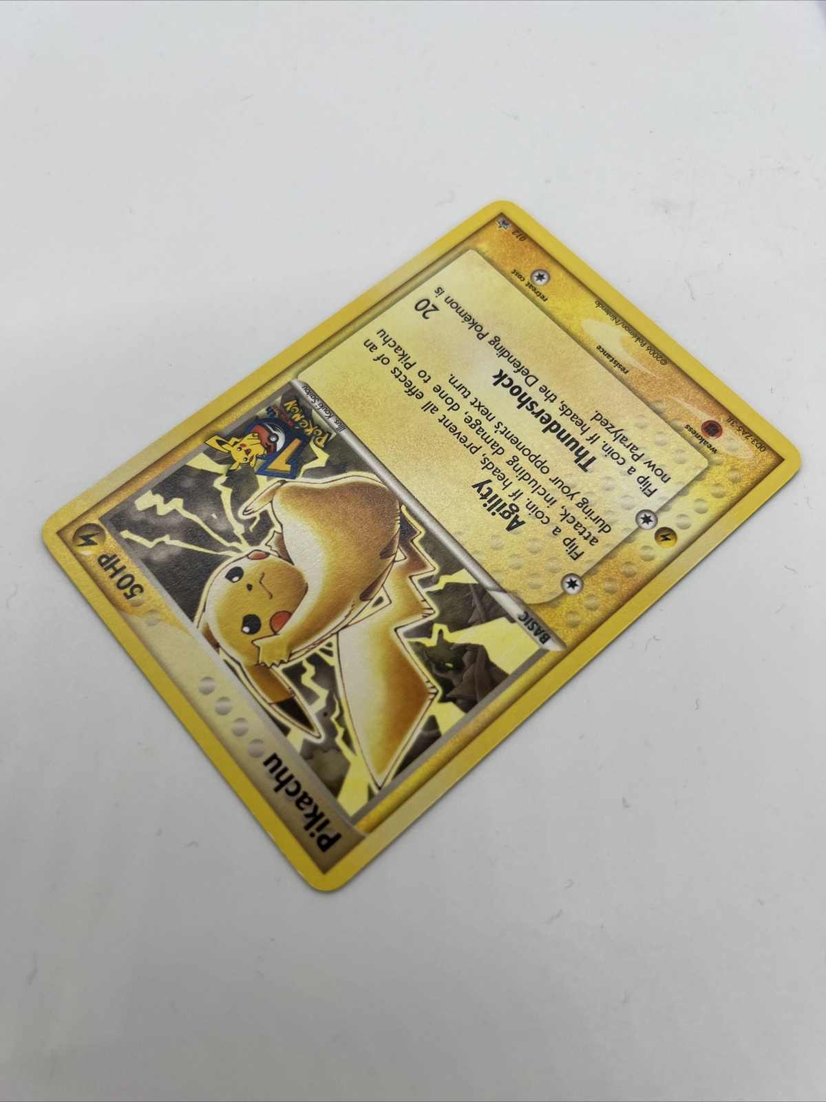 Pokemon Pikachu - 012 - (10th Anniversary Pokemon) Rare Promo | eBay