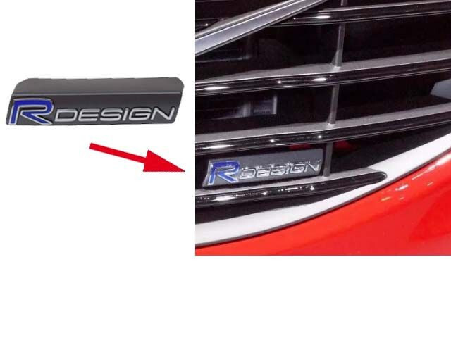 VOLVO R DESIGN GRILLE XC60 XC EMBLEM LOGO BADGE ORIGINAL 31386506 POLE ...