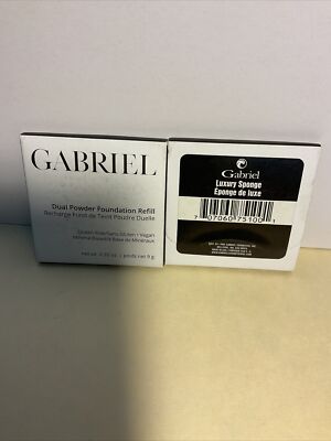2x Gabriel Dual Powder Foundation Refill Luxury Sponge | eBay