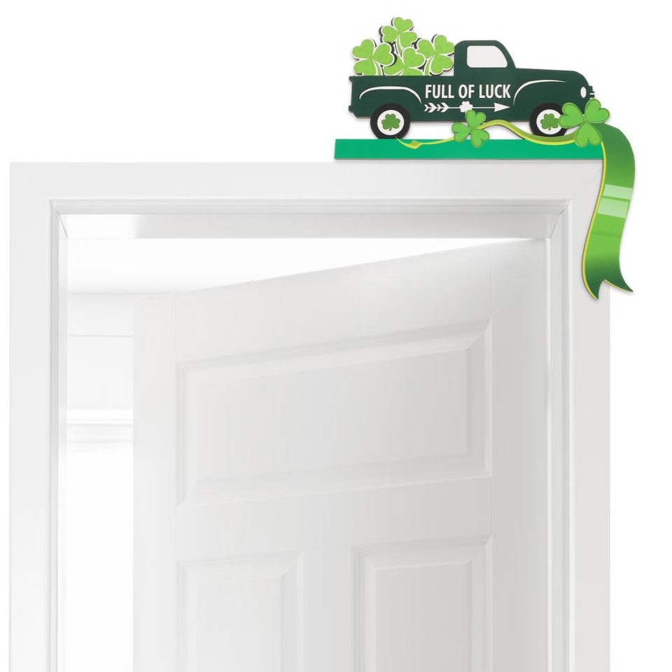 St. Patrick's Day Door Frame Decor St. Patrick's Day Front Door Corner ...