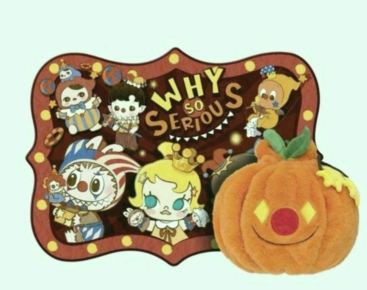 Pop Mart Pumpkin Why So Serious Blanket Labubu Rare and Limited Edition ...