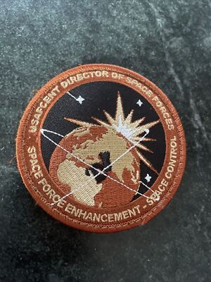 USAFCENT Director Space Forces Control Velkro Morale Patch Enhancement ...
