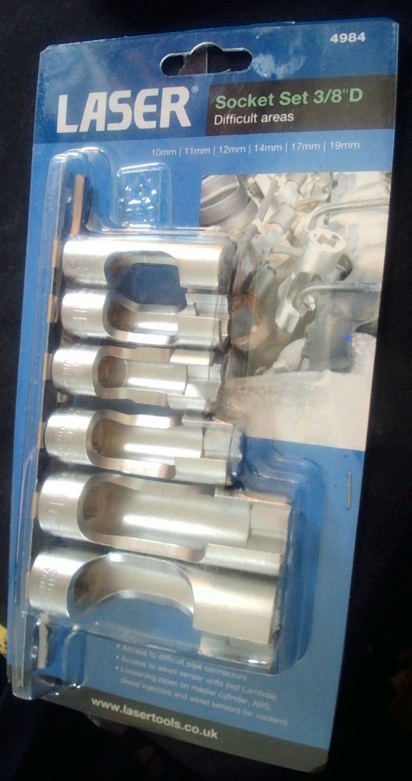 Laser Difficult Access Socket Set - 6 Pieces (4984) for sale online | eBay