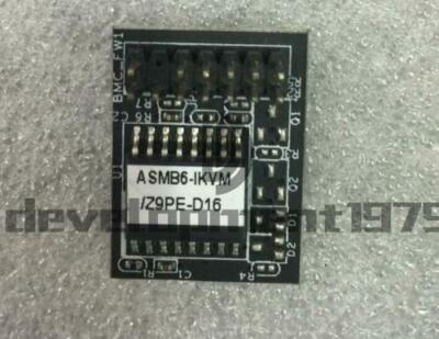 1PC USED ASUS ASMB6-iKVM remote management module supports Z9PA-D8 Z9PE ...