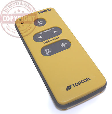 TOPCON RC-200 PIPE LASER REMOTE CONTROL FOR TP-L3,TP-L4,TP-L5,RC200 ...