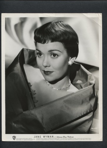 BEAUTIFUL JANE WYMAN PORTRAIT -1940s FOR WARNER BROS. - RONALD REAGAN ...
