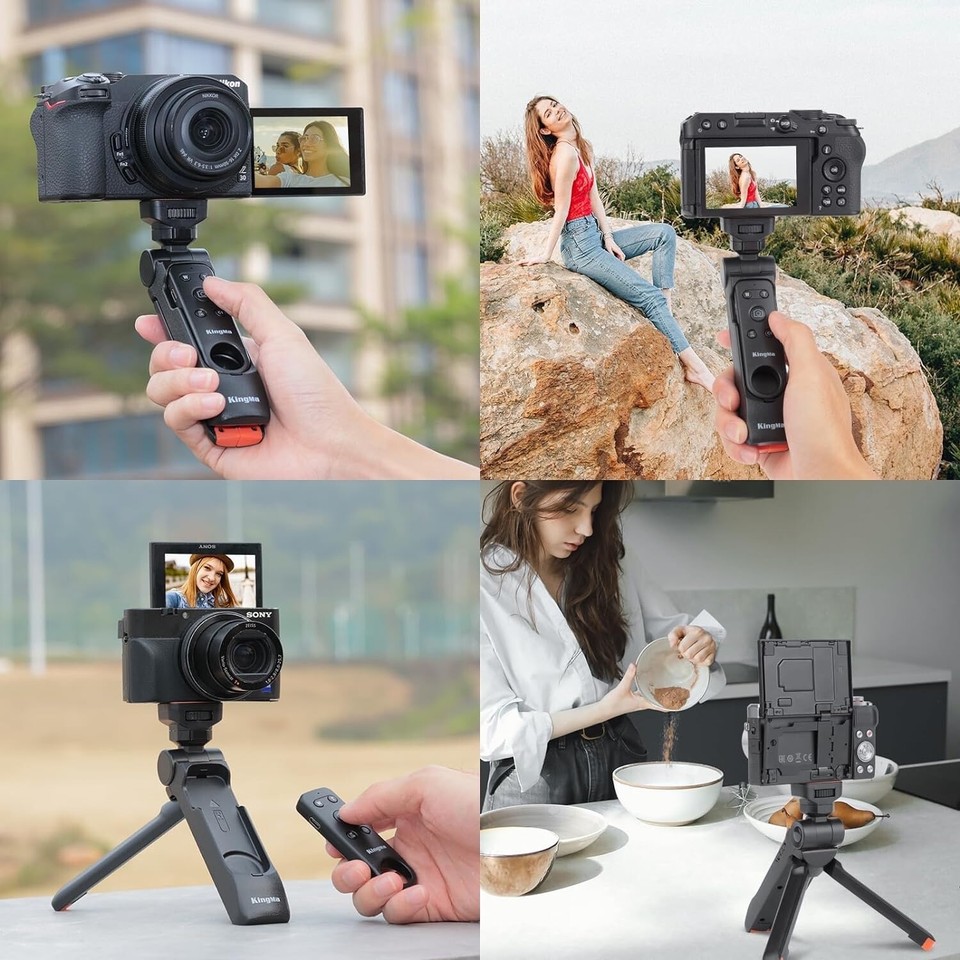 Camera Mini Tripod with Remote Handle Camera Tripods Small Camera ...