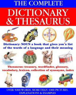 Complete Dictionary and Thesaurus Hardback Book The Fast Free Shipping ...