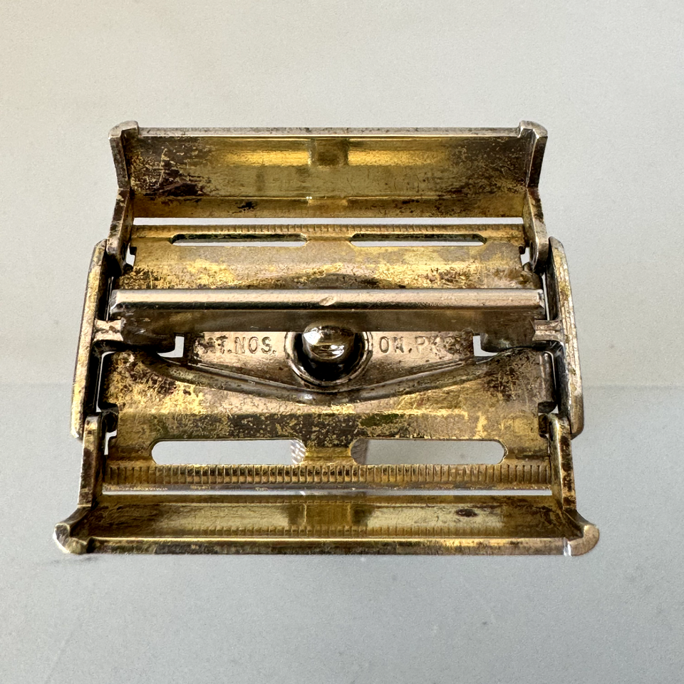 Vintage 1960 GILLETTE F3 Flare Tip Super Speed Double Edge Safety Razor ...