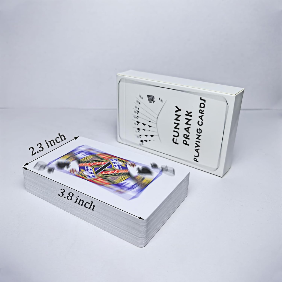 2 Decks Blurry Playing Cards Funny Card Deck, Prank Gifts, Prank ...