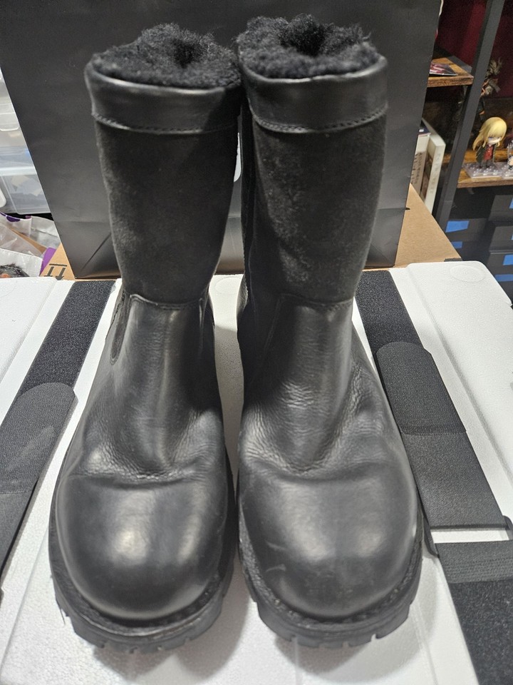 Ugg men's beacon boots style 5485 size 11 in black leather suede ...