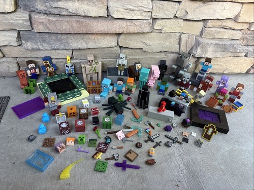 Huge Minecraft Figure LOT Figures Toys Excellent Condition | eBay