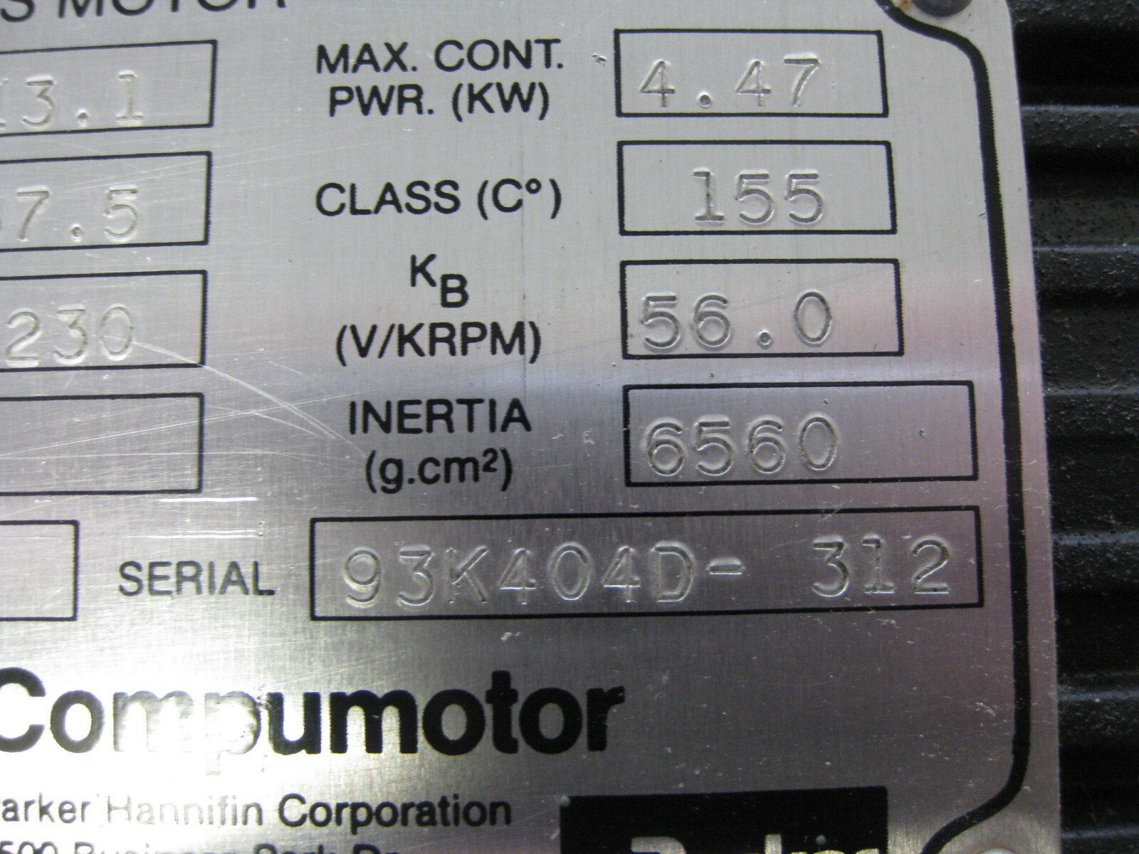 PARKER HANNIFIN COMPUMOTOR MODEL Z/ZX 620 MOTOR | eBay