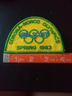 Corona Norco California Olympics Girl Scout 1983 Patch Vintage | eBay