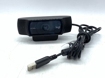 Logitech HD Pro Webcam C920 1080P USB w/ Mic V-U0028 860-000560 | eBay