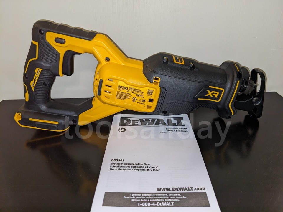 DEWALT DCS382B 20V MAX XR Li-ion Brushless Cordless Reciprocating Saw ...