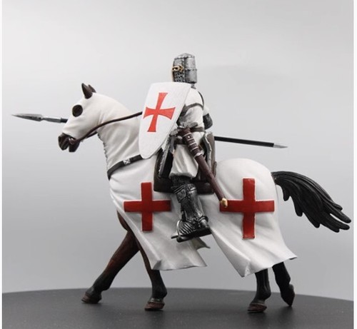 1/18 Scene Props Robe Crusader Templar Miniature Model Car Vehicle Toys ...