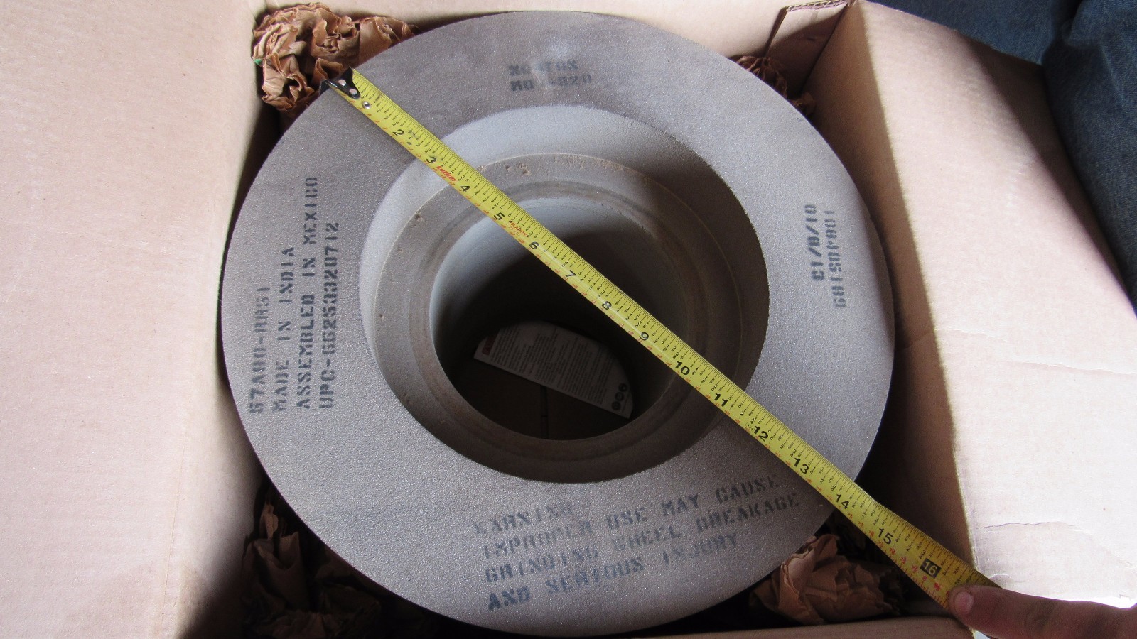 Set of 2 Norton Alundum Multi-Set Feed 57A80-RR51 ME121463 Grinding ...