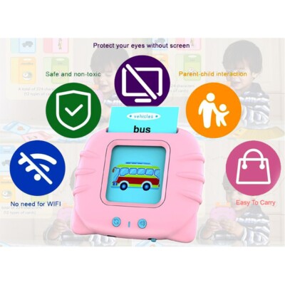 Electronic Flash Card Electronic Reader Vocabulary Learning Toy For ...
