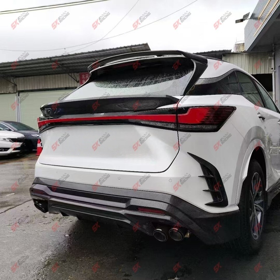 For Lexus RX350 RX450H+ RX500h 23+ Carbon Fiber Rear Bumper Side ...