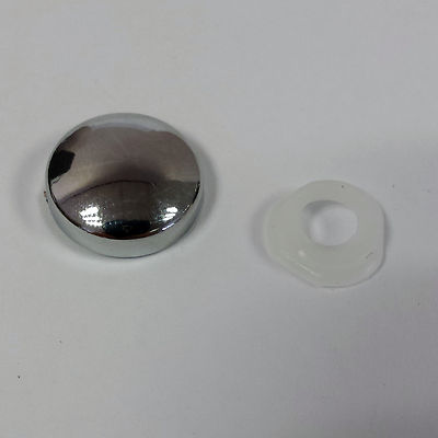 Plastic Dome Screw Cover Cap - CHROME - QTY 12 | eBay
