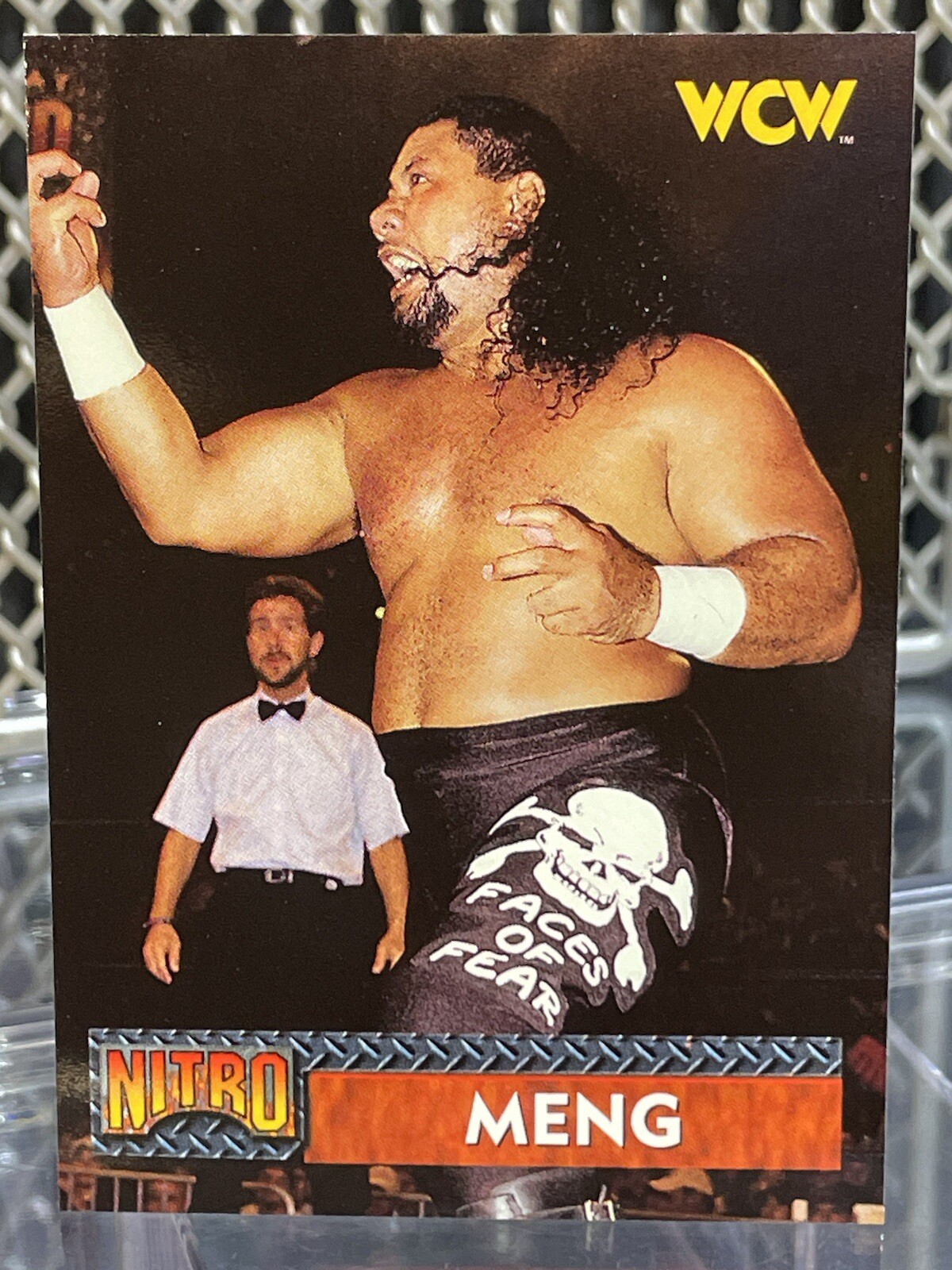 1999 Topps WCW nWo Meng Wrestling Card WWF WWE Haku Faces Of Fear ...