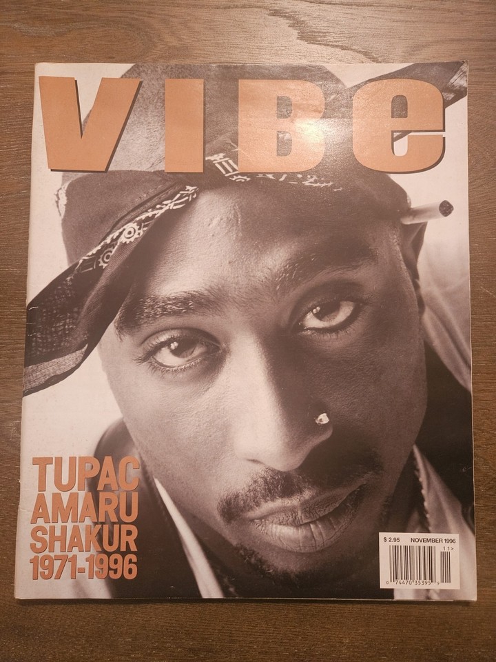 Nov 1996 VIBE Magazine 2Pac Tupac Shakur Rare Vintage NEWSSTAND Edition ...