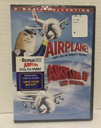 AIRPLANE! (1980) & AIRPLANE II the Sequel (1982) DVD 2-Movie Collection ...