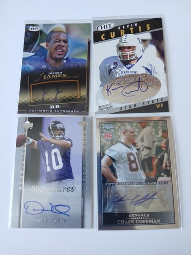 10 Card Autograph Football Card Lot | eBay