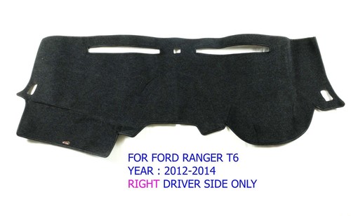 Dashmat Carpet Right Black Dash Mat Cover Fits Ford Ranger T6 Wildtrak ...