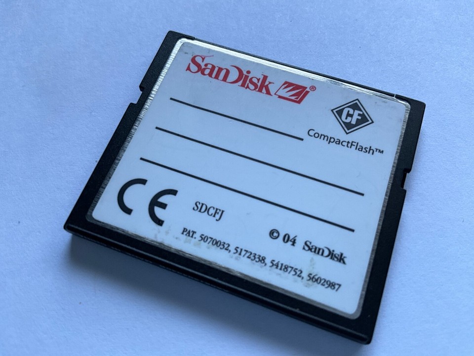 1pcs 512mb Sandisk SDCFB Compact flash CFI memory card for CF Nikon ...
