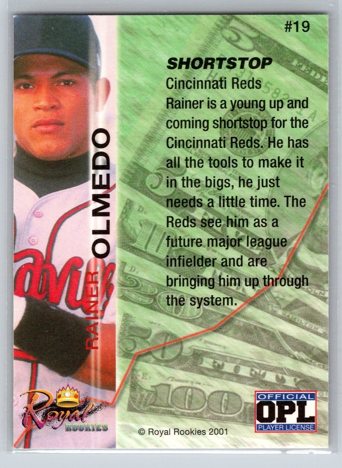 2001 Royal Rookies Futures #19 Rainer Olmedo Limited Edition Mint | eBay