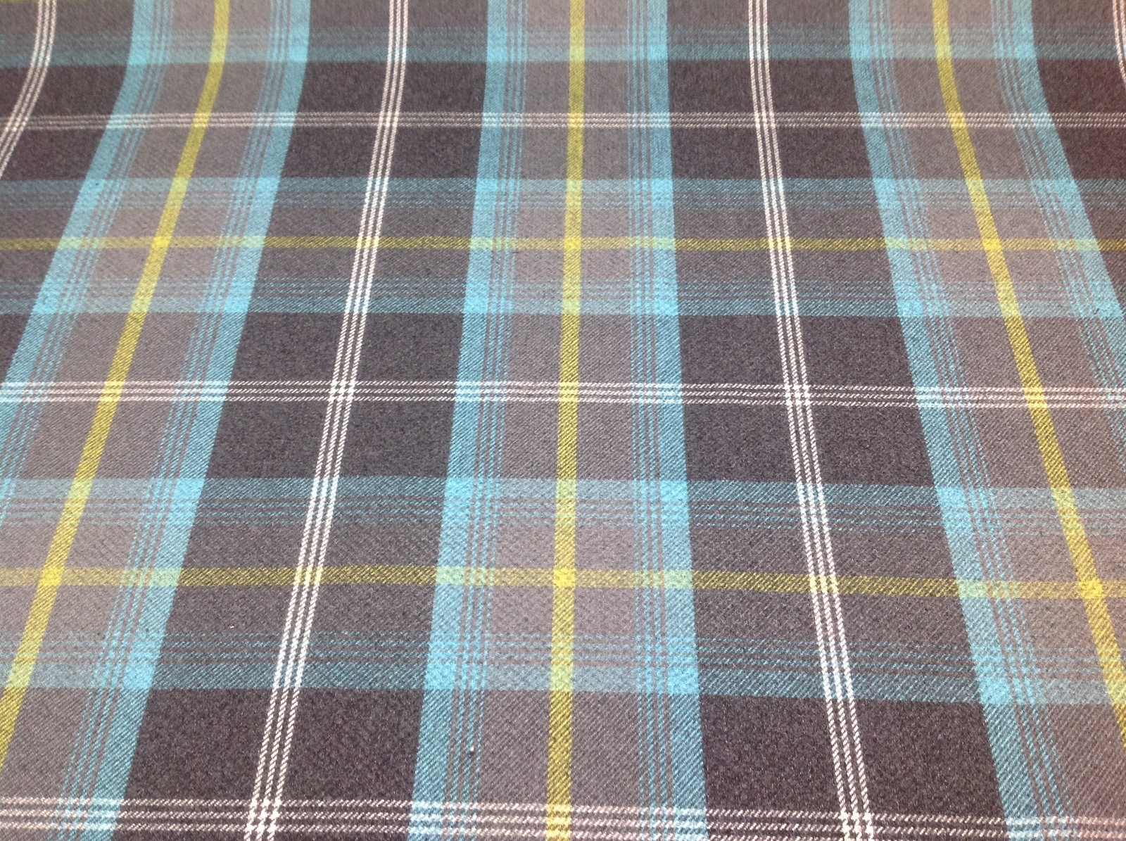 Porter+Stone Tartan Plaid Check BALMORAL Wool Effect Upholstery/Curtain ...