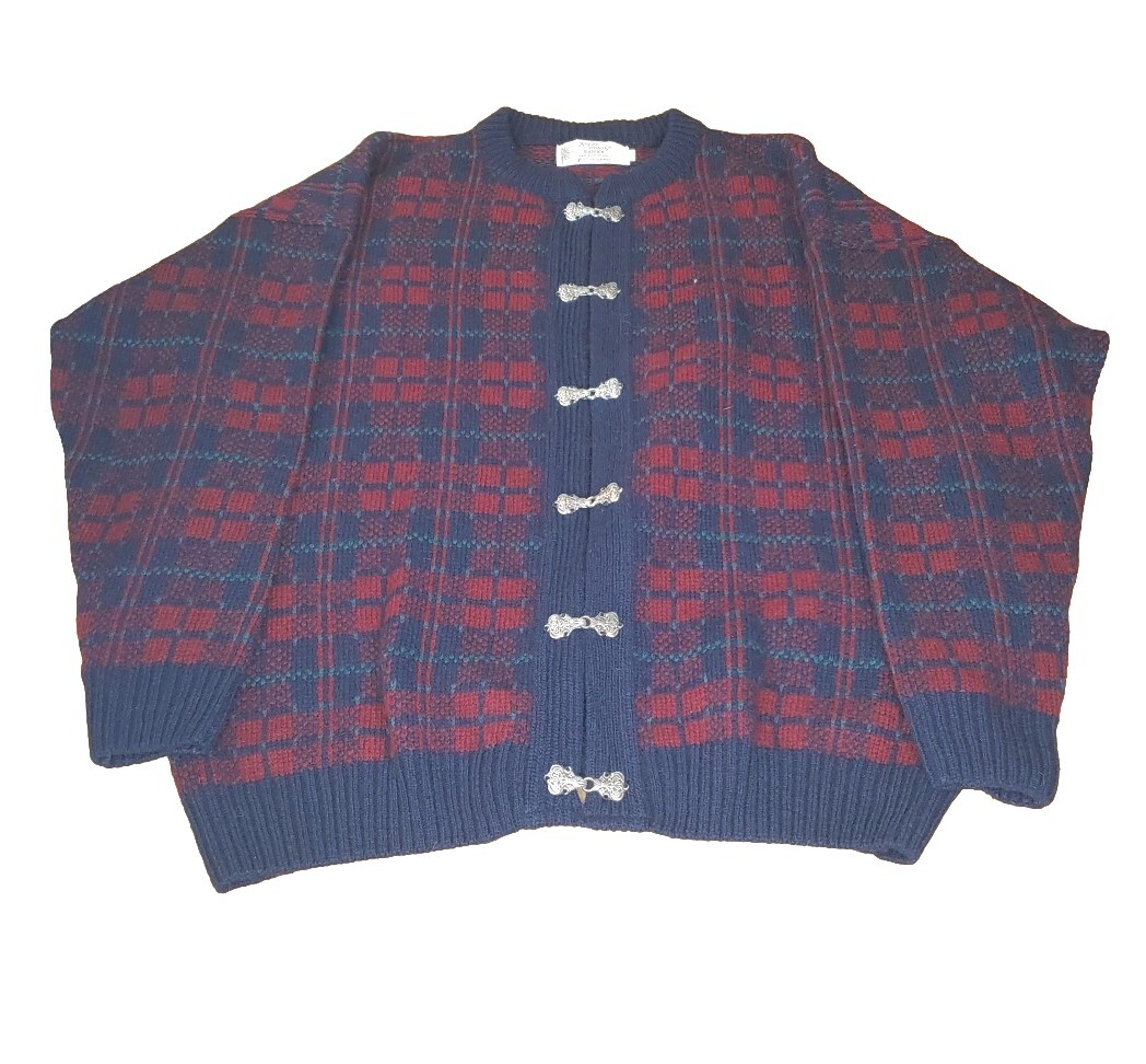Nor'easterly Traditional Scotland Wool Sweater Cardig… - Gem