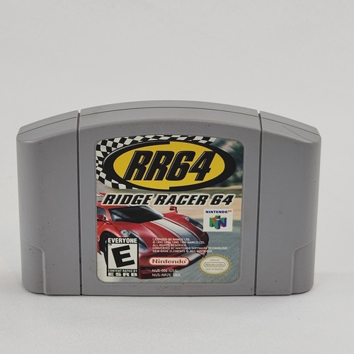 Ridge Racer 64 (Nintendo 64, 2000) Authentic & Tested Racing Game RR64 ...